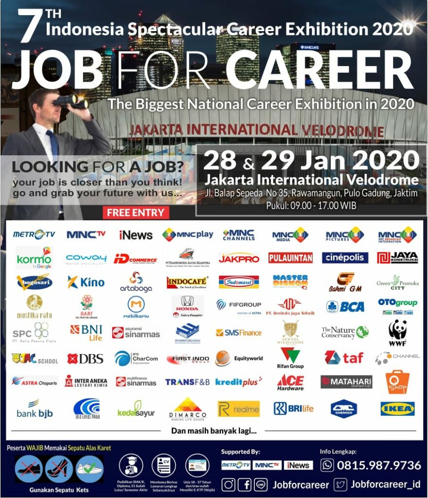 Job For Spectacular Career Exhibition Indonesia 2020 - Loker Jakarta Blog
