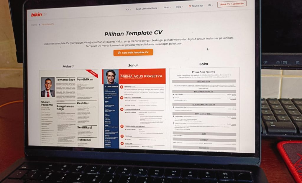Contoh CV Format PDF Terbaru yang Baik dan Benar 2025 - Loker Jakarta Blog