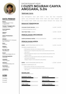 Contoh Template CV yang Buat Kamu Dipanggil Interview - Loker Jakarta Blog