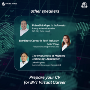 BVT Academy : Geo Tech Talk “How to build your career in tech” 2022 ...